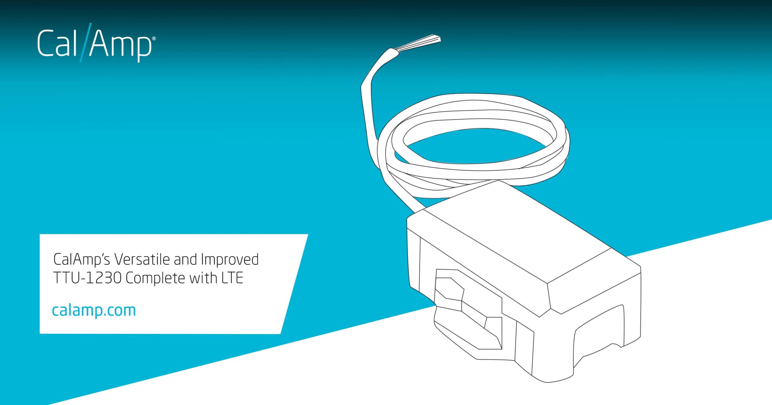 El versátil y mejorado TTU-1230™ de CalAmp, completo con LTE